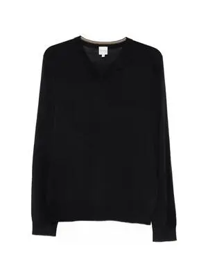 Paul Smith V-neck Long-sleeve Sweater - Blue