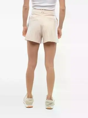 John Richmond Side-stripe Pleated Shorts