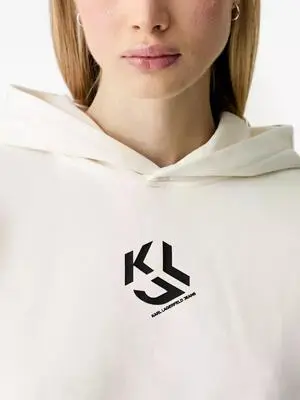 Karl Lagerfeld Logo Print Hoodie