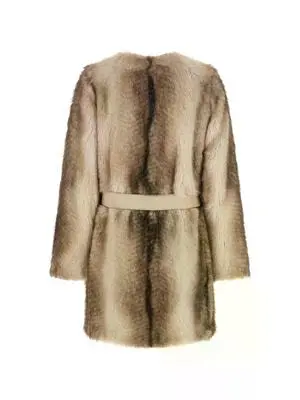 TWINSET Belted Gradient-effect Coat