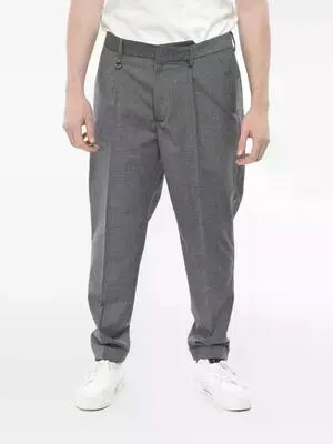 PAOLO PECORA Duomo Pleated Trousers - Grey