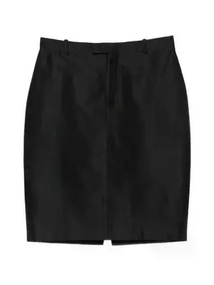 Gucci Rear-slit Skirt - Black