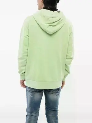 John Richmond Embroidered Logo Brushed Hoodie