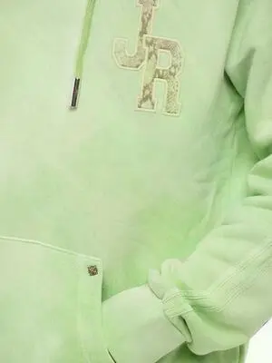 John Richmond Embroidered Logo Brushed Hoodie