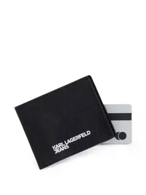 Karl Lagerfeld Logo-print Bi-fold Wallet