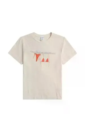 RE/DONE Graphic-print T-shirt - Neutrals