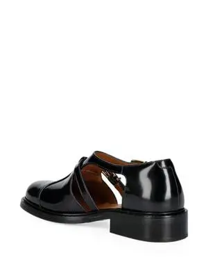 BILLI BI Buckle-fastening Cut-out Derby Shoes