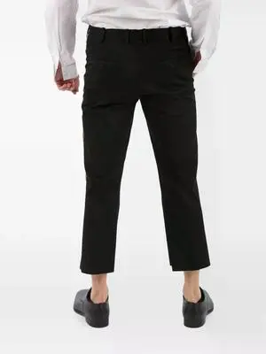 Neil Barrett Side-stripe Slim-fit Cropped Trousers