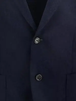 LARDINI Single-breasted Notch-lapel Blazer Jacket