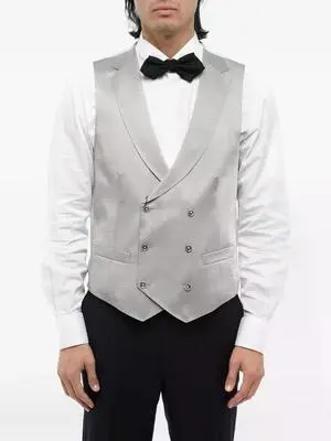Corneliani Double-breasted Waistcoat - Grey