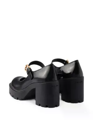 Prada Brushed Leather Pumps