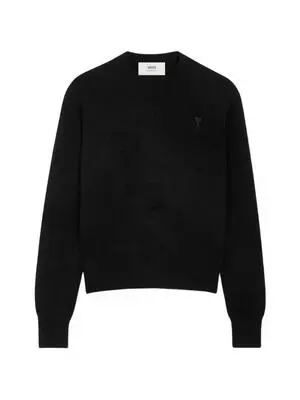 AMI Paris De Coeur Tonal-logo Crewneck Sweater