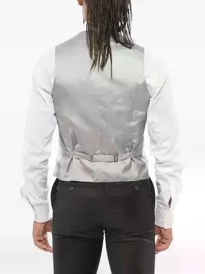 Corneliani V-neck Wool Waistcoat