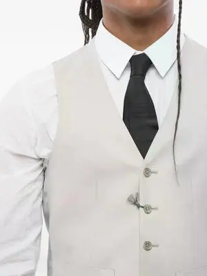 Corneliani V-neck Wool Waistcoat