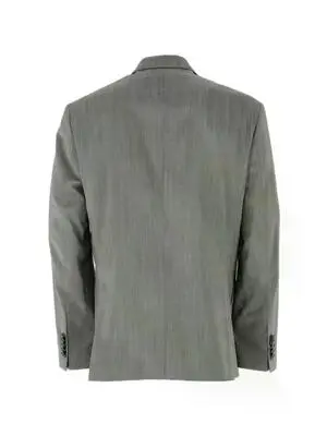 Hugo Double-breasted Peak-lapel Jacket - Grey