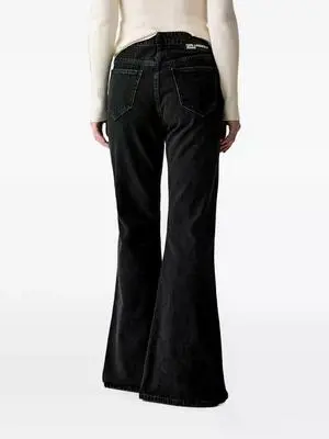 Karl Lagerfeld Seam-detail Flared-hem Jeans