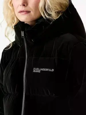 Karl Lagerfeld Quilted Zip-up Coat
