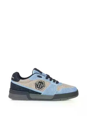 Philipp Plein Low-top Sneakers P-force 78 Strass - Blue