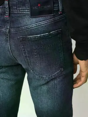 Kiton Dark-wash Straight-leg Jeans