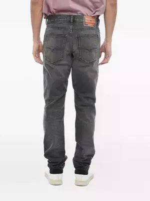 DIESEL® D-sark Distressed-detailing Straight-leg Jeans