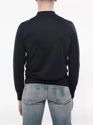 PAOLO PECORA Long-sleeve Buttoned Polo Shirt