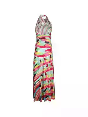 MARY KATRANTZOU Dionne Geometric-print Maxi Dress