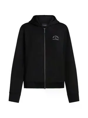 Karl Lagerfeld Rue St-guillaume Zip-up Hoodie - Black