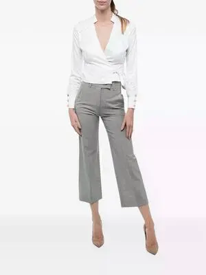 QL2 QUELLEDUE Pressed-crease Cropped Trousers