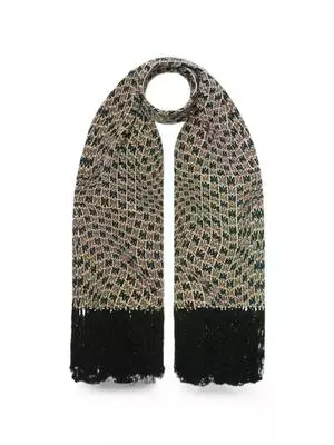 Amiri Ma Swirl Scarf - Neutrals