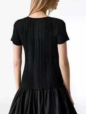 Karl Lagerfeld Ribbed Bubble-hem Dress