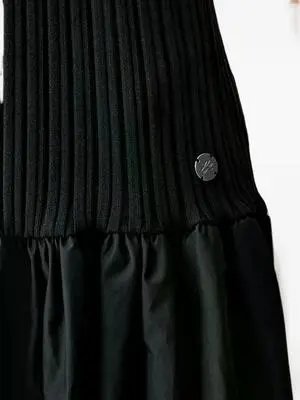 Karl Lagerfeld Ribbed Bubble-hem Dress