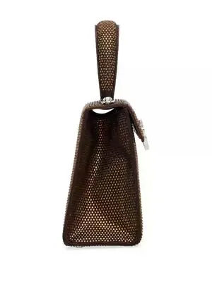 FERRAGAMO Iconic Top Handle Crystal Bag