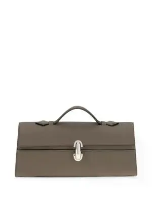 Savette Symmetry Pochette Tote Bag - Brown