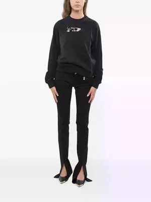 DIESEL® Sequin Logo Long Sleeve Sweatshirt