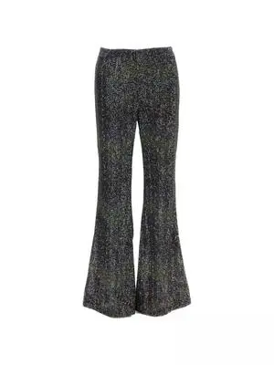 Missoni Sequin-embellished Flared Trousers - Black