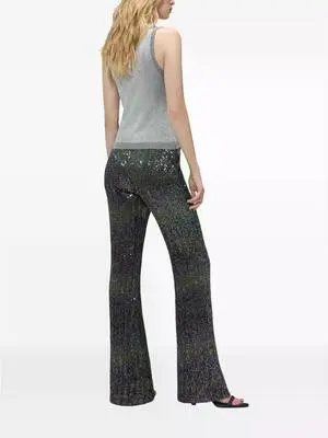 Missoni Sequin Embellished Flared Trousers - Black