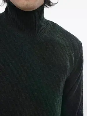 PAOLO PECORA Virgin Wool Roll-neck Knit