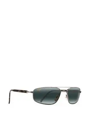 Maui Jim Kahuna Rectangle-frame Sunglasses - Silver