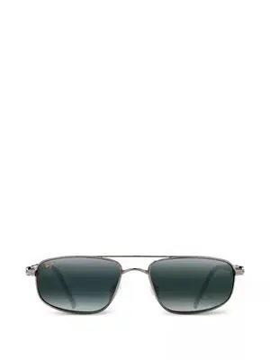 Maui Jim Kahuna Rectangle-frame Sunglasses - Silver