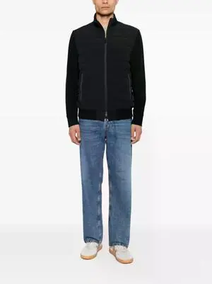 Emporio Armani Quilted Panel-sleeve Jacket