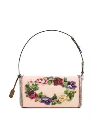Valentino Garavani Devain Small Embroidered Shoulder Bag