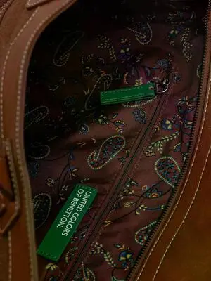 BENETTON Panelled Two-way Handbag