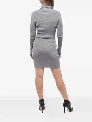 Dsquared2 Ribbed-knit Turtleneck Mini Dress