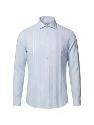 ALLEY DOCKS 963 Vertical-stripe Long-sleeve Shirt