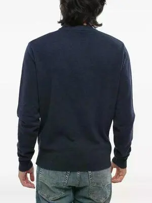 DIESEL® Jacquard-logo Crew-neck Sweater