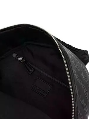 Karl Lagerfeld All-over Logo-embossed Backpack