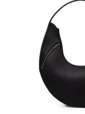 Karl Lagerfeld Pebbled-texture Curved Tote Bag