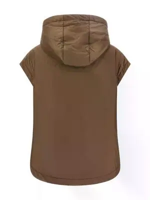 Max Mara The Cube Hooded Vest - Brown