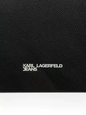 Karl Lagerfeld Logo-plaque Zip-detail Tote Bag