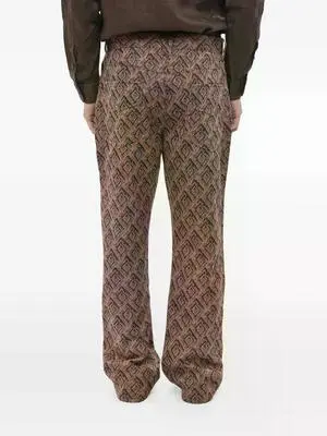 Needles Patterned Belt-loop Trousers